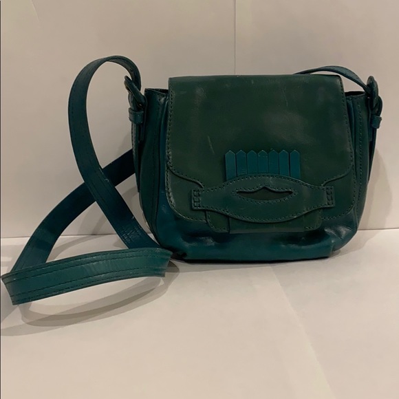 Botkier | Bags | Green Leather Botkier Crossbody | Poshmark